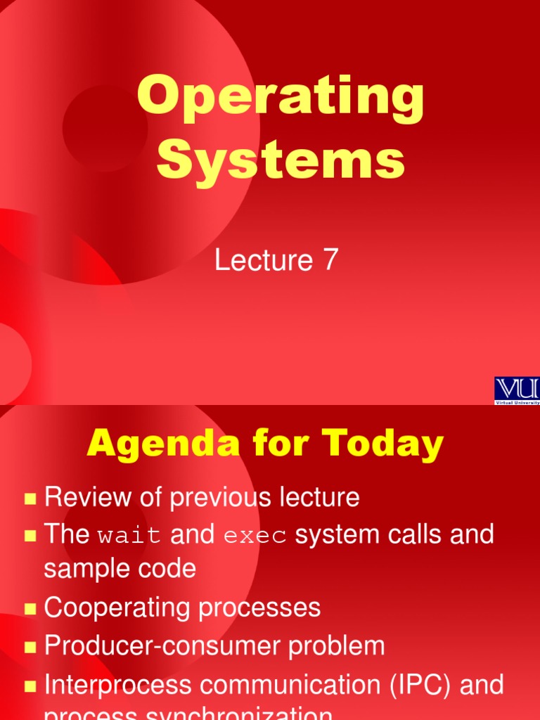 Lec7 CS604 Pps | Download Free PDF | Message Passing | Concurrency (Computer Science)