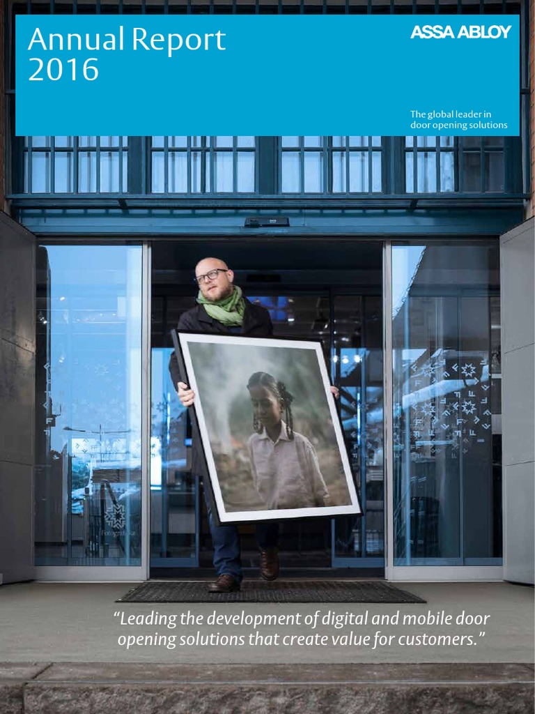Assa Abloy Annual Report | PDF | Economic Growth | Sustainability
