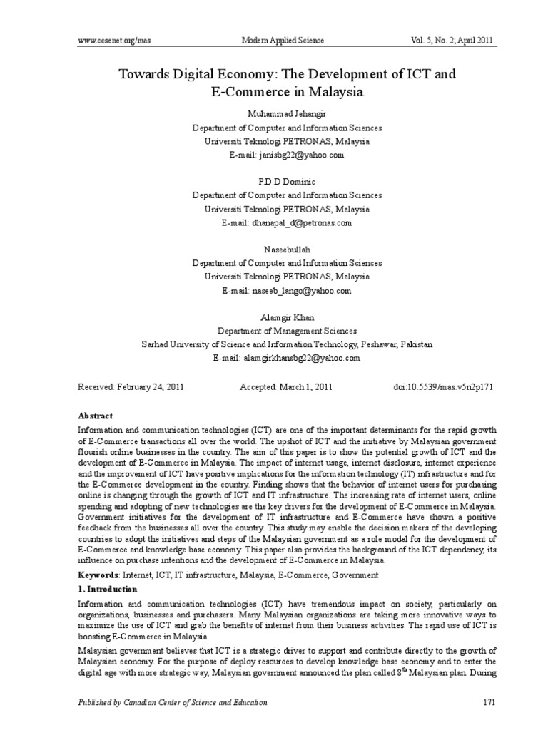 2.towards Digital Economy | PDF | E Commerce | Internet