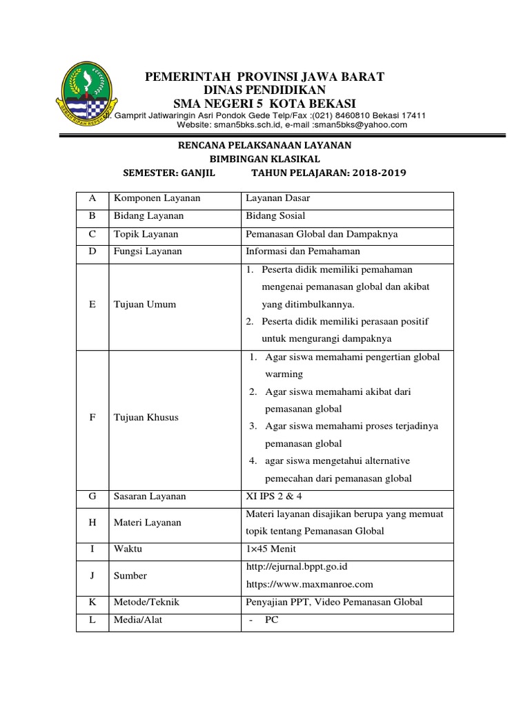 RPL & Materi Global Warming | PDF