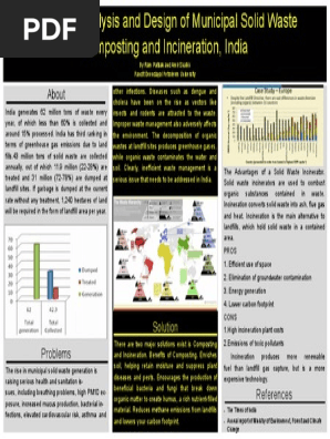 Solid Waste Management Poster Presentation
