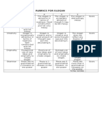 Role Play Rubrics | PDF
