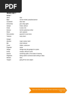 12th Grade Vocabulary List | PDF