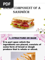 Types and Classification of Sandwiches | PDF | Sandwich | Grilling