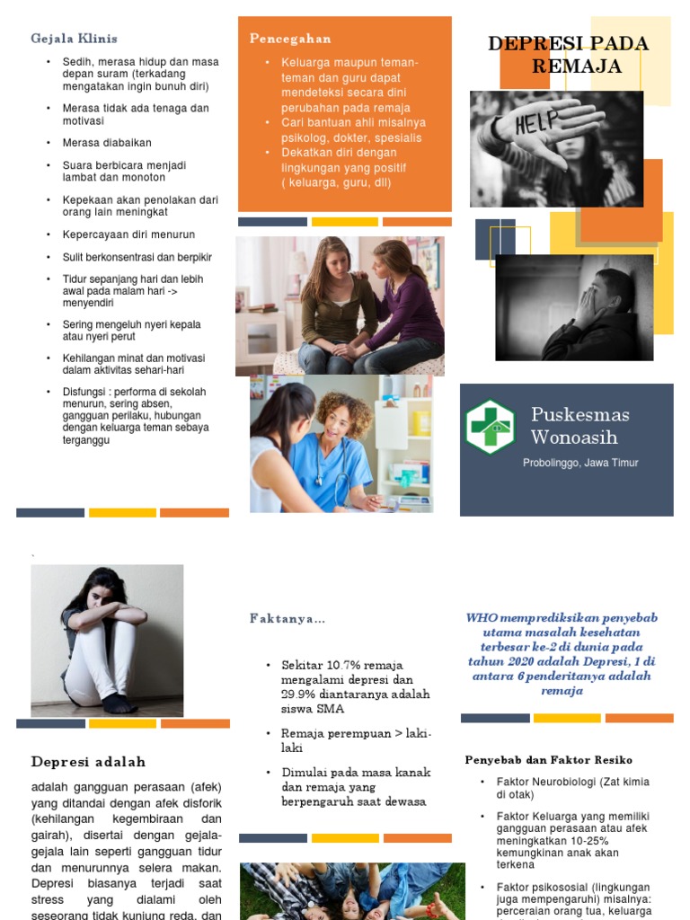 Leaflet Depresi Remaja | PDF
