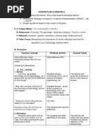 The Lottery Detailed Lesson Plan | PDF | Senses | Lesson Plan