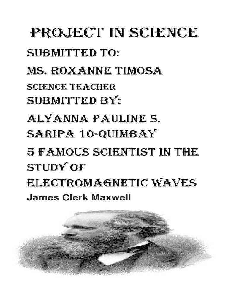 Science | PDF | James Clerk Maxwell | Electromagnetism