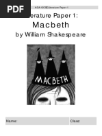 GCSE Macbeth Workbook | PDF | Macbeth | Shakespearean Tragedies