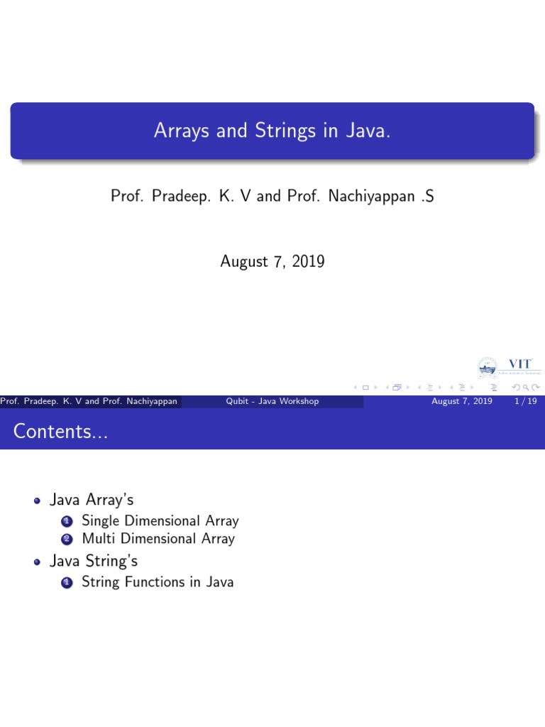 Arrays and Strings | Download Free PDF | String (Computer Science) | Computer Data