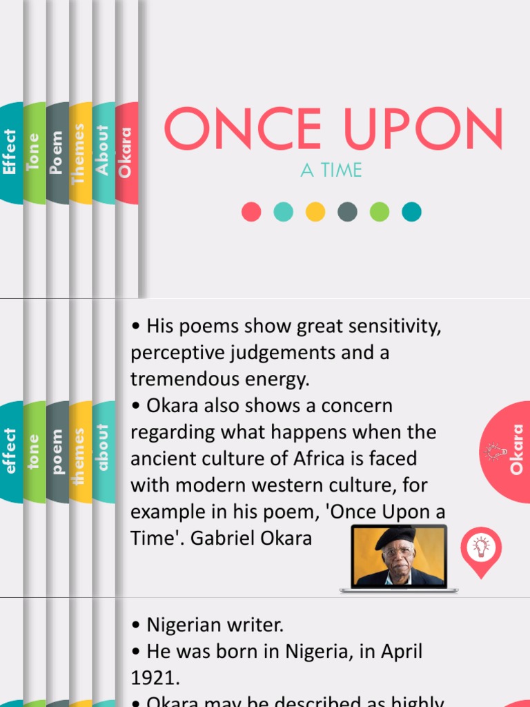 Themes in Okara's "Once Upon a Time" | PDF | Poetry | Psychological ...