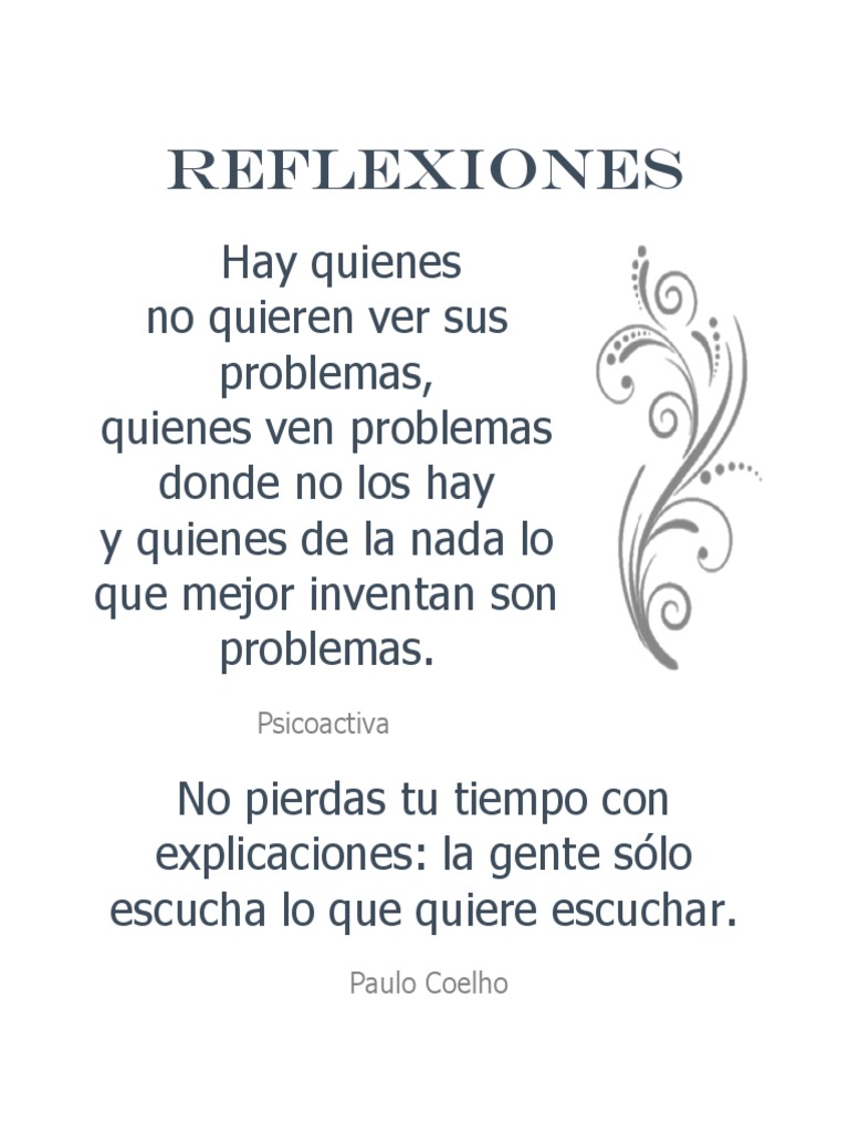 Reflexiones 2 | PDF