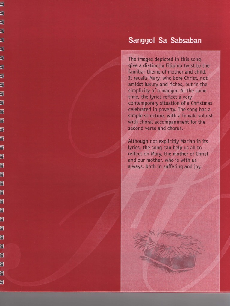 Sanggol Sa Sabsaban PDF | PDF