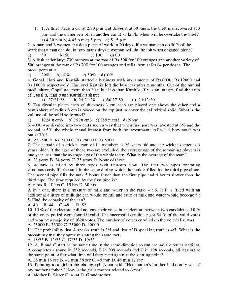 Test 10 Apt | PDF | Voting | Speed