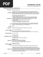Catalogo - Carbothane 134 HG Hoja de Datos | PDF | Pintar | Cepillo