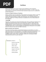 History and Origin of The Carinosa Dance | PDF