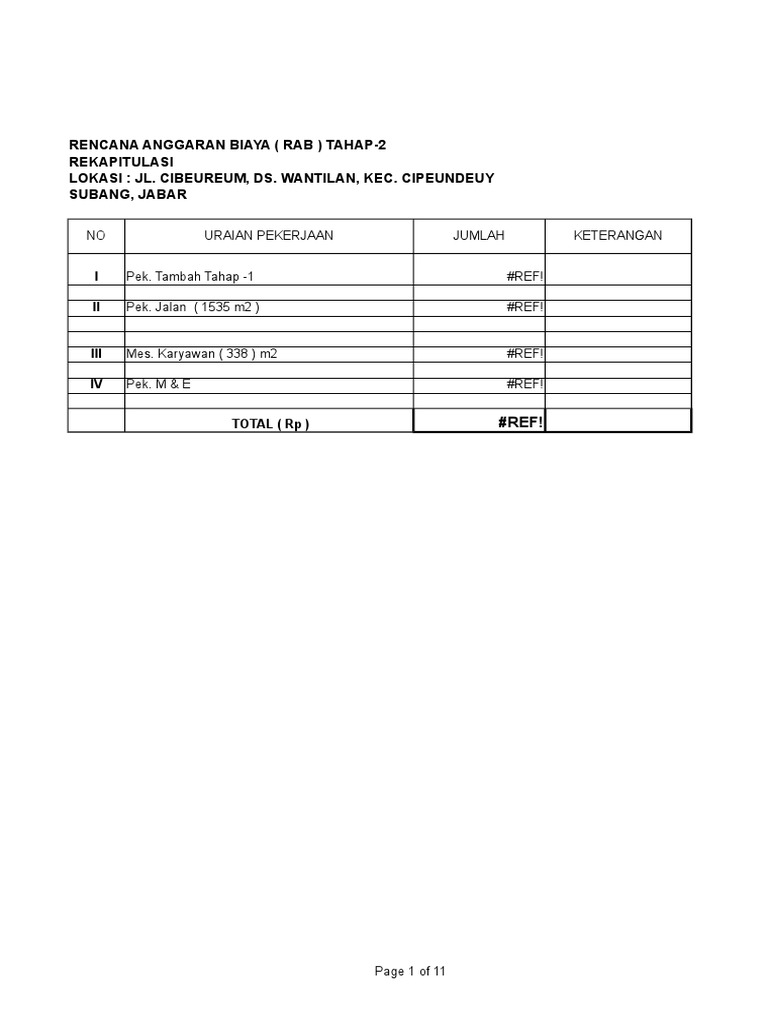 Rab Pembangunan Masjid | PDF