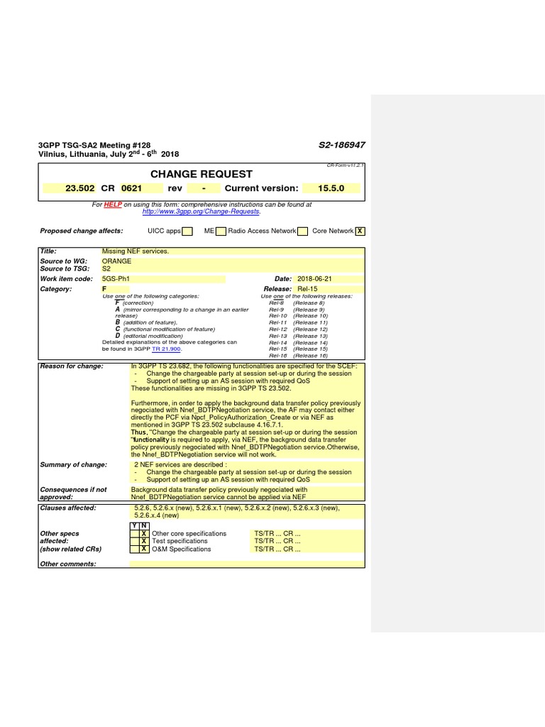 5G CR | PDF | 3 Gpp | Computer Architecture