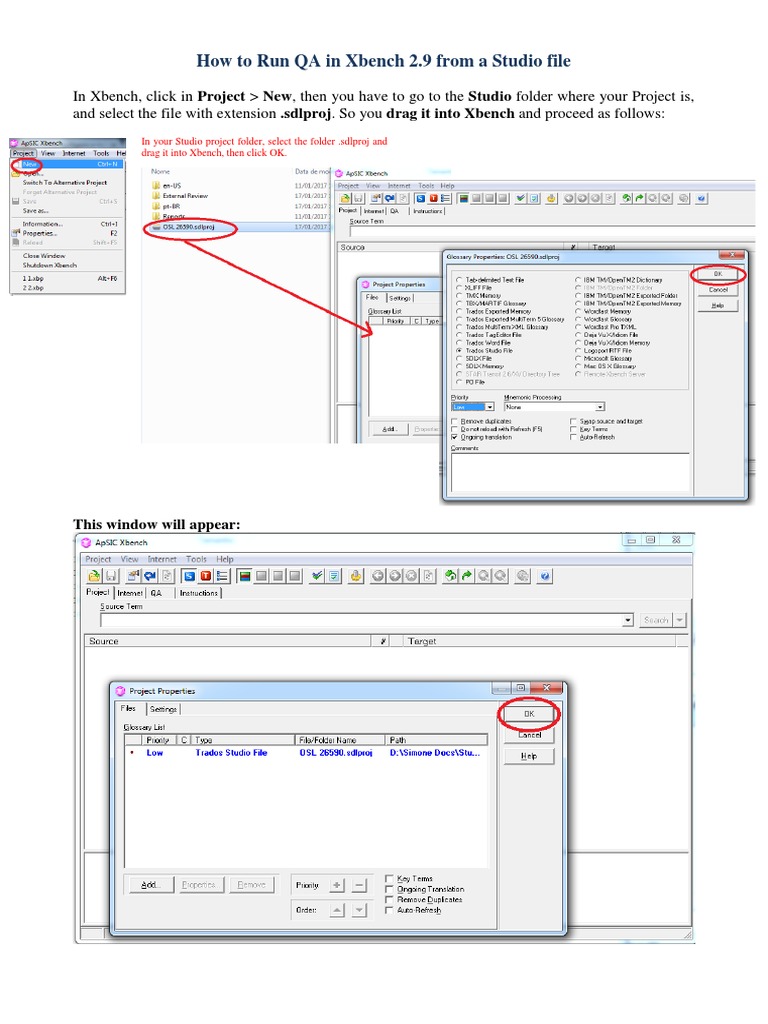 How To Run QA in Xbench 2 | PDF