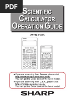 Sharp EL-531WH User Manual | PDF | Teaching Methods & Materials ...