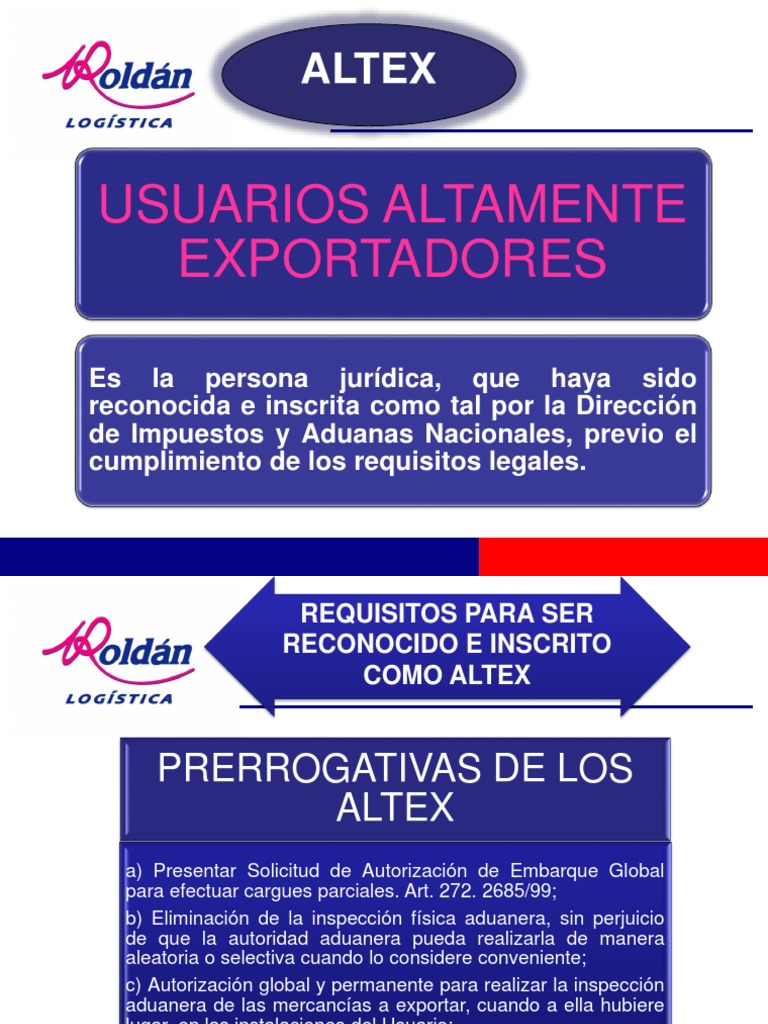 ALTEX | PDF | aduana | Gobierno
