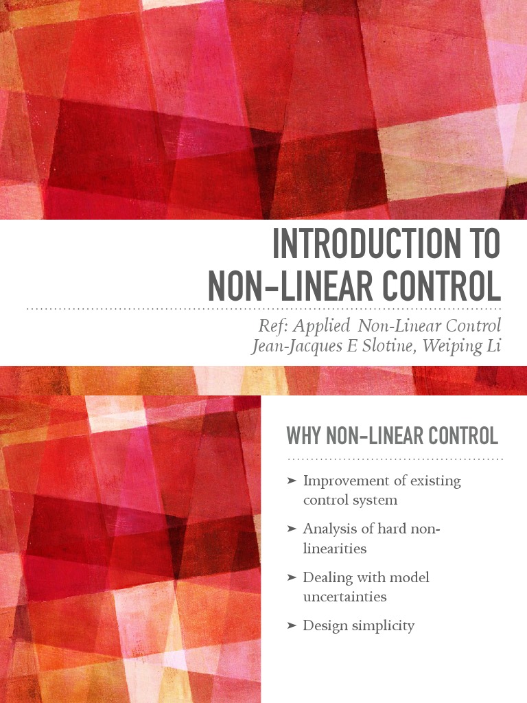 Introduction To Non-Linear Control | PDF | Nonlinear System | Chaos Theory