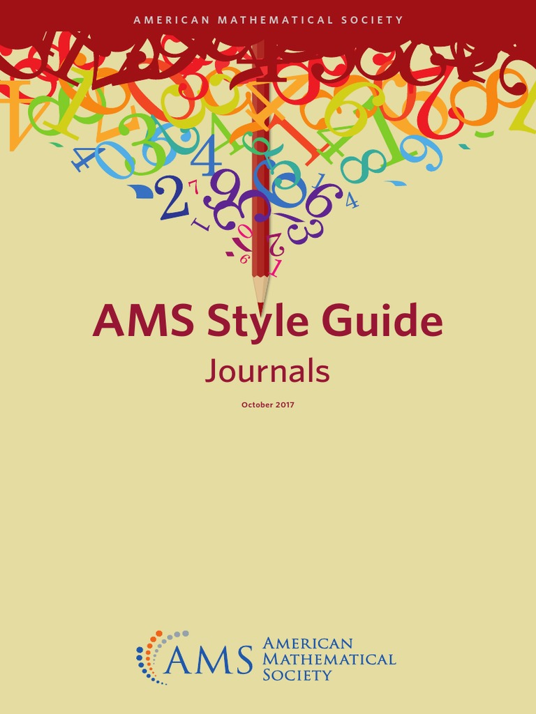 AMS Style Guide | PDF | Copy Editing | Semiotics