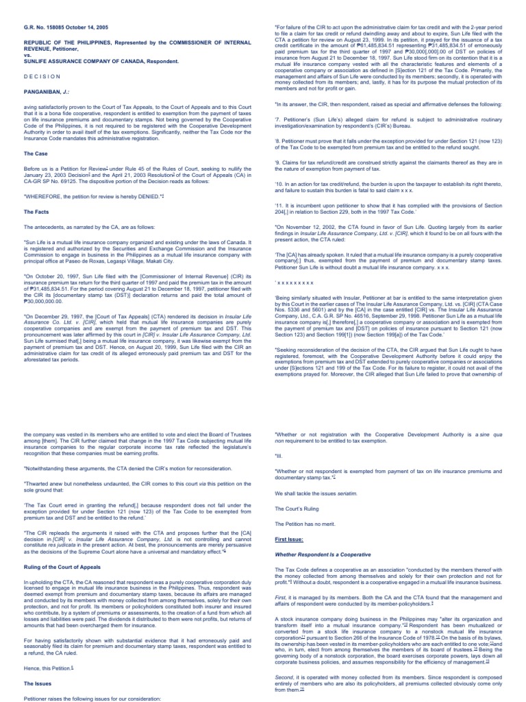 Insurance Cases | Download Free PDF | Insurance | Life Insurance