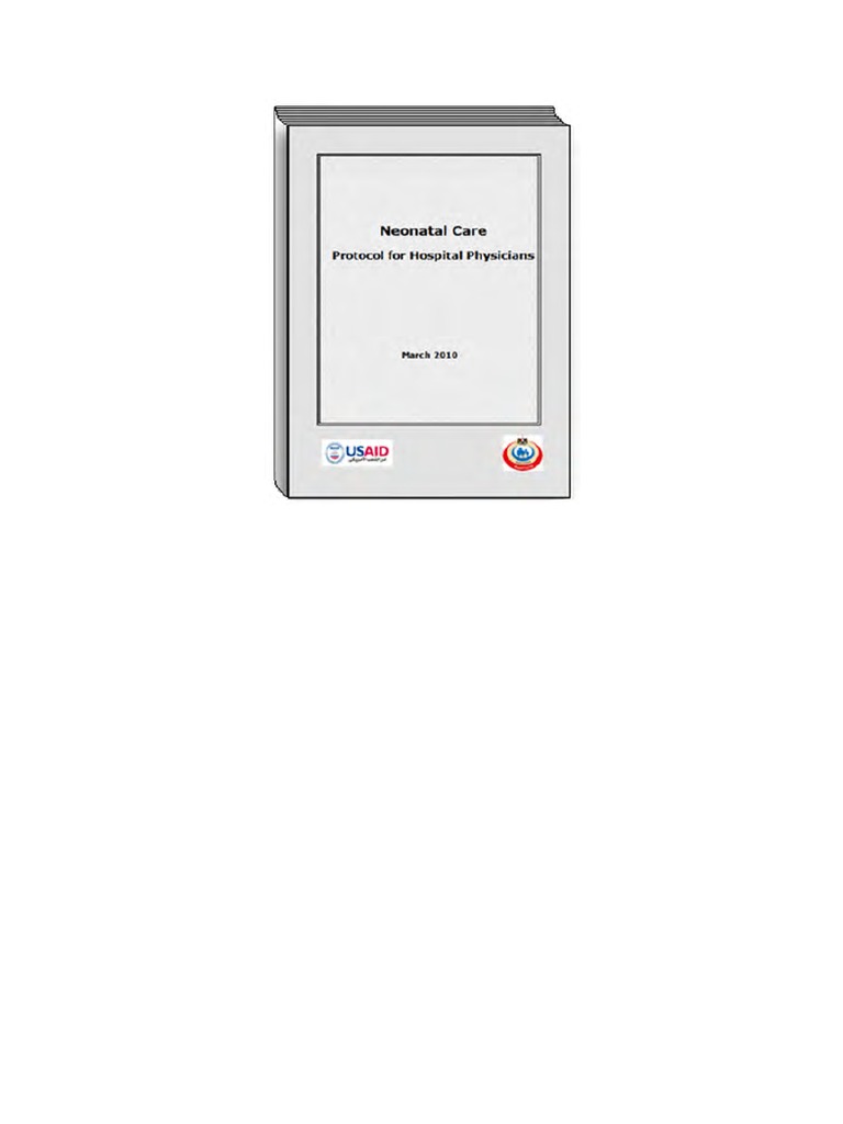 Neonatal Care Protocols for Hospital Physicians | PDF | Infants ...