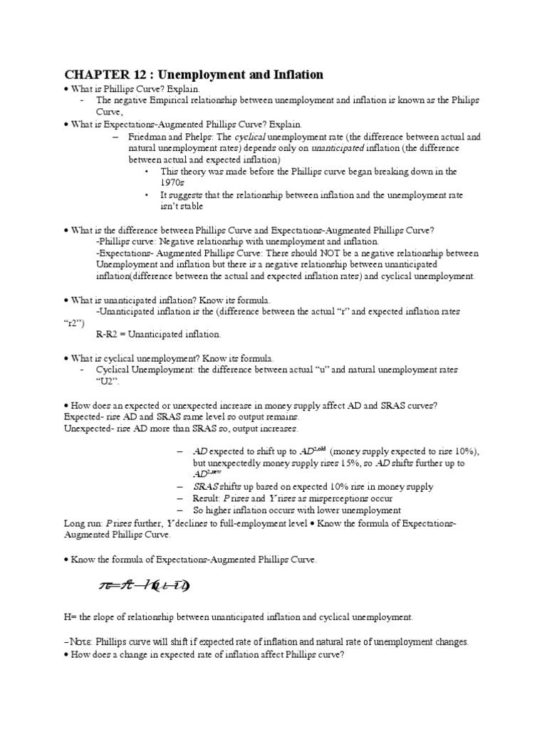 CHAPTER 12 Macroeconomics Study Guide Final Exam | PDF