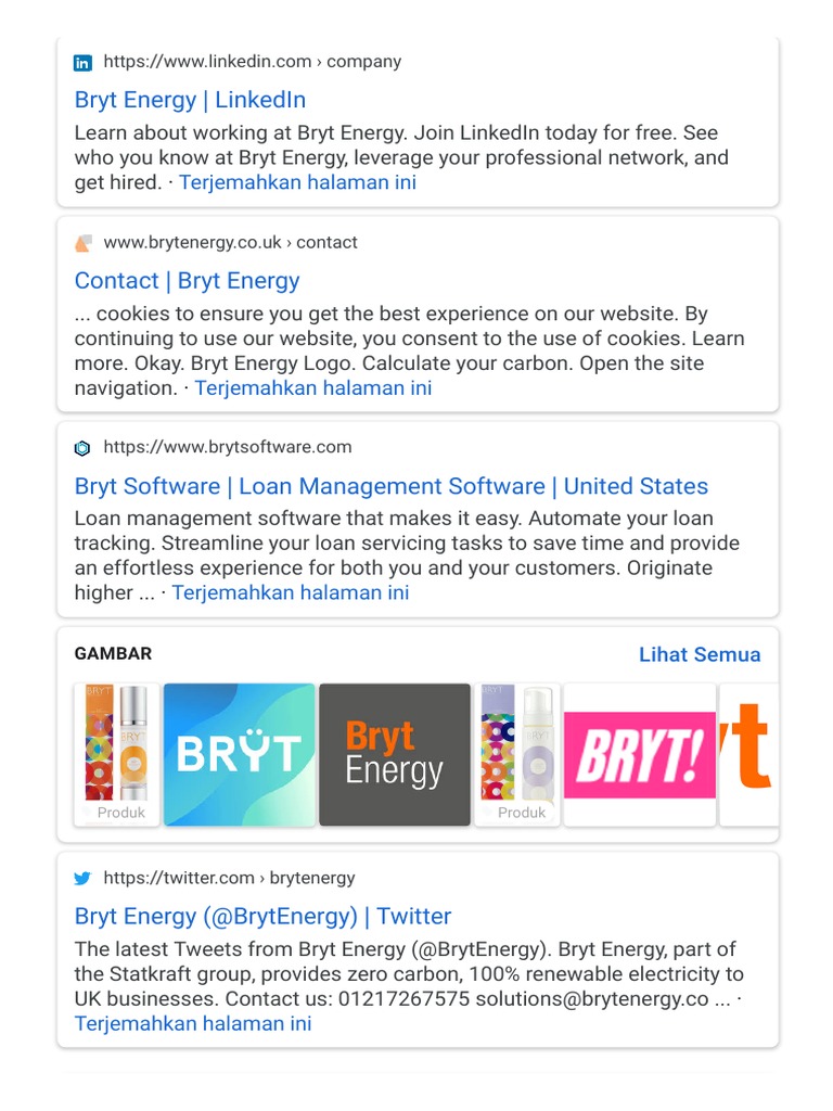 Bryt Energy - Linkedin: Terjemahkan Halaman Ini | PDF | Nature | Energy And Resource