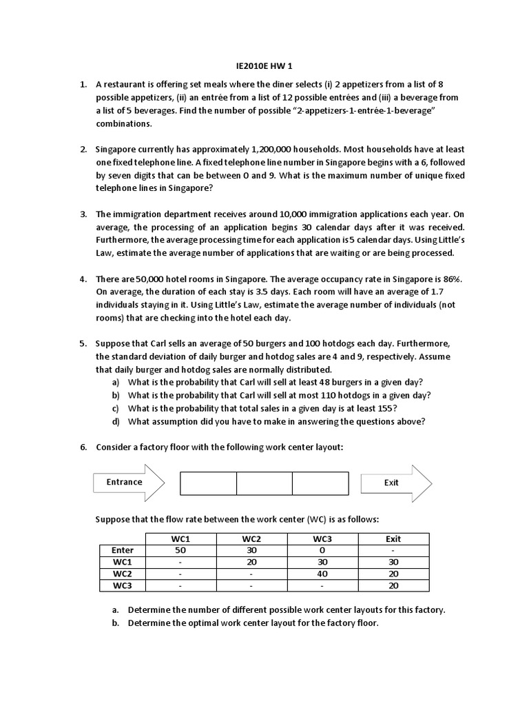 HW 1 PDF | PDF | Statistical Theory | Statistics