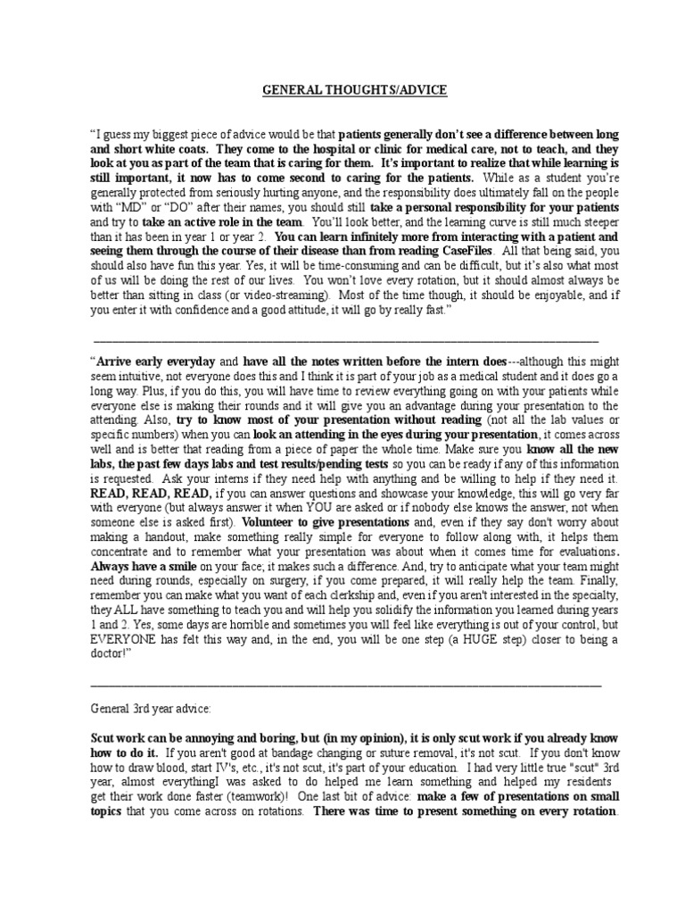 Year 3 Recs | PDF | Psychiatry | United States Medical Licensing ...