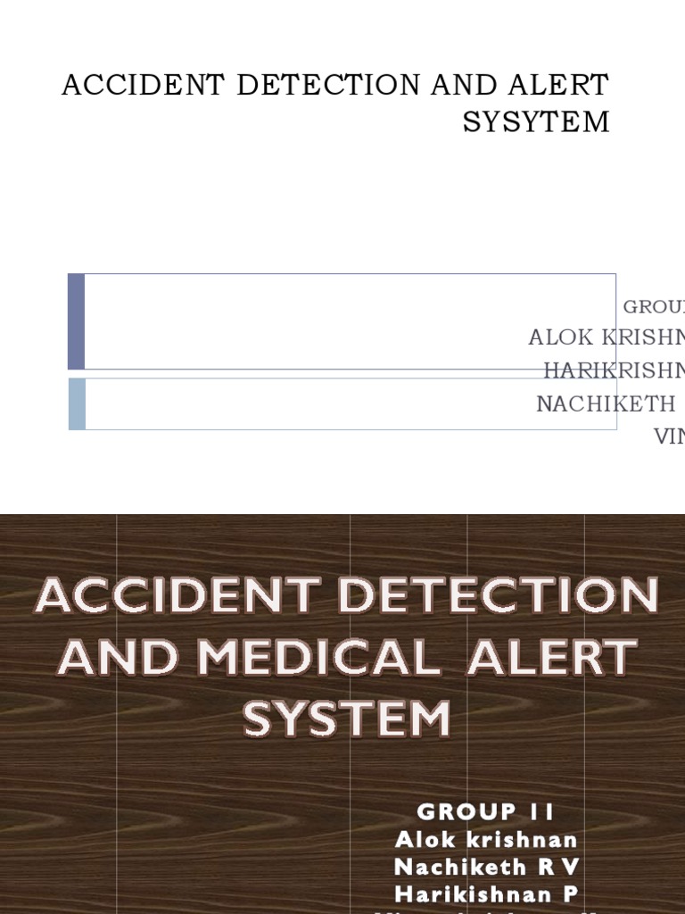 Accident Detection and Alert System | PDF | Hospital | Health Care