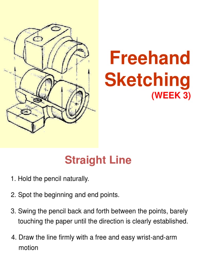 Freehand Sketching Techniques Guide | PDF