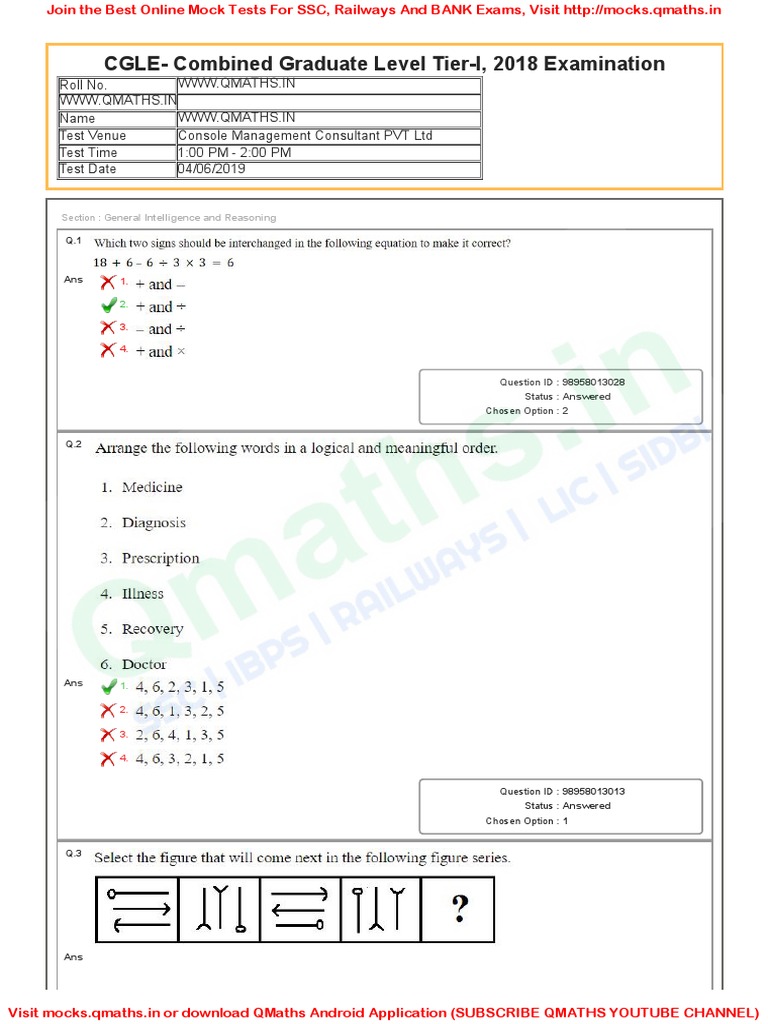4 2e-Www Qmaths in | PDF | You Tube | Test (Assessment)