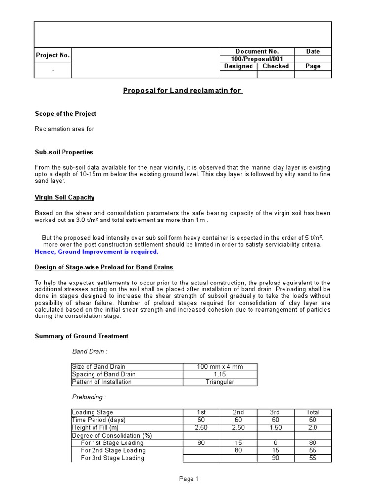 Band Drain Design | PDF | Landscape | Mechanics
