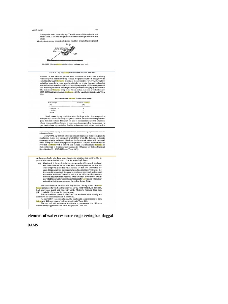 RipRap Thickness | PDF