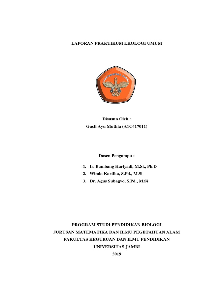 Laporan Praktikum Ekologi Umum 2 | PDF