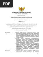 Contoh Draft SK Bunda Paud Desa-Kelurahan | PDF | Politik