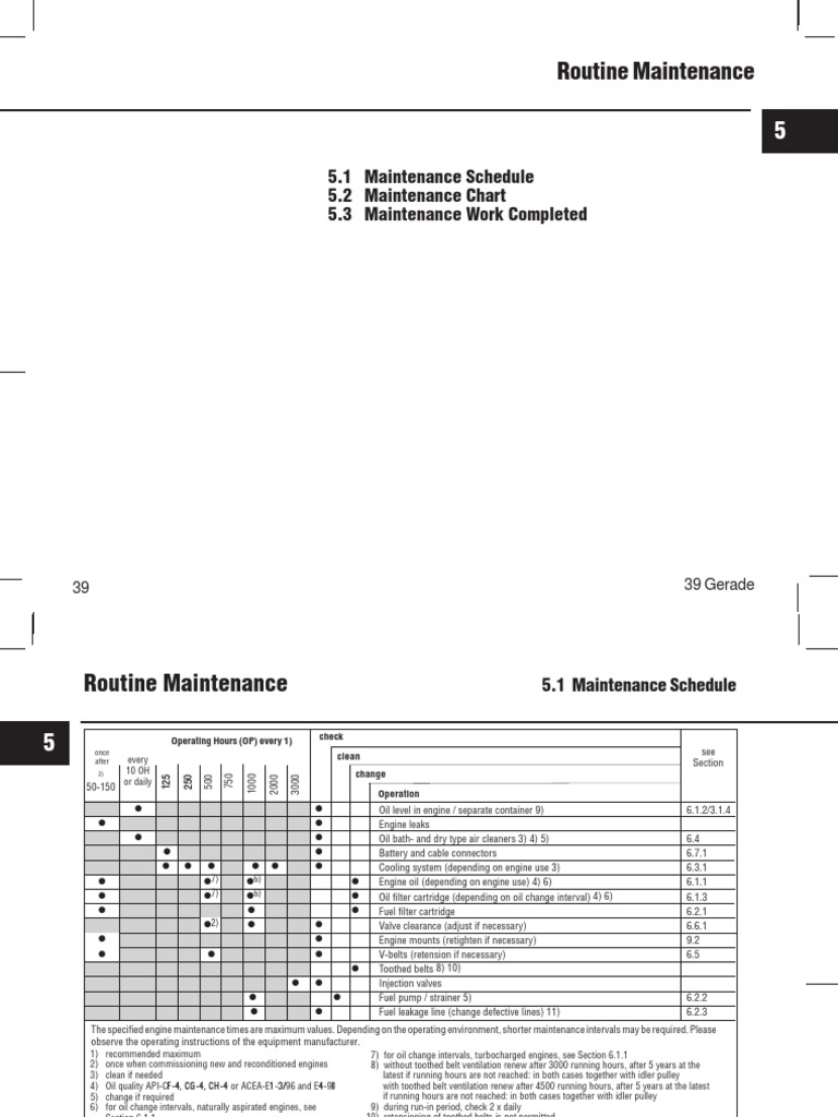 Routine Maintenance | PDF | Motor Oil | Belt (Mechanical)