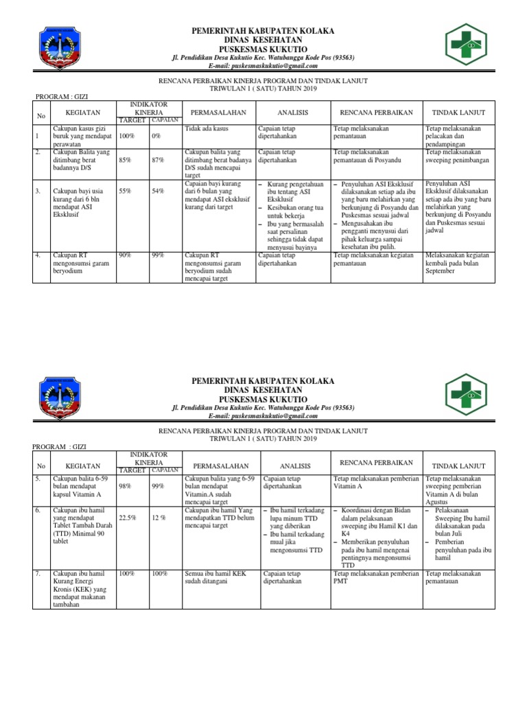 Pdca Semua Program | PDF