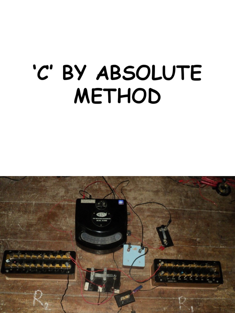 C' by Absolute Method | PDF