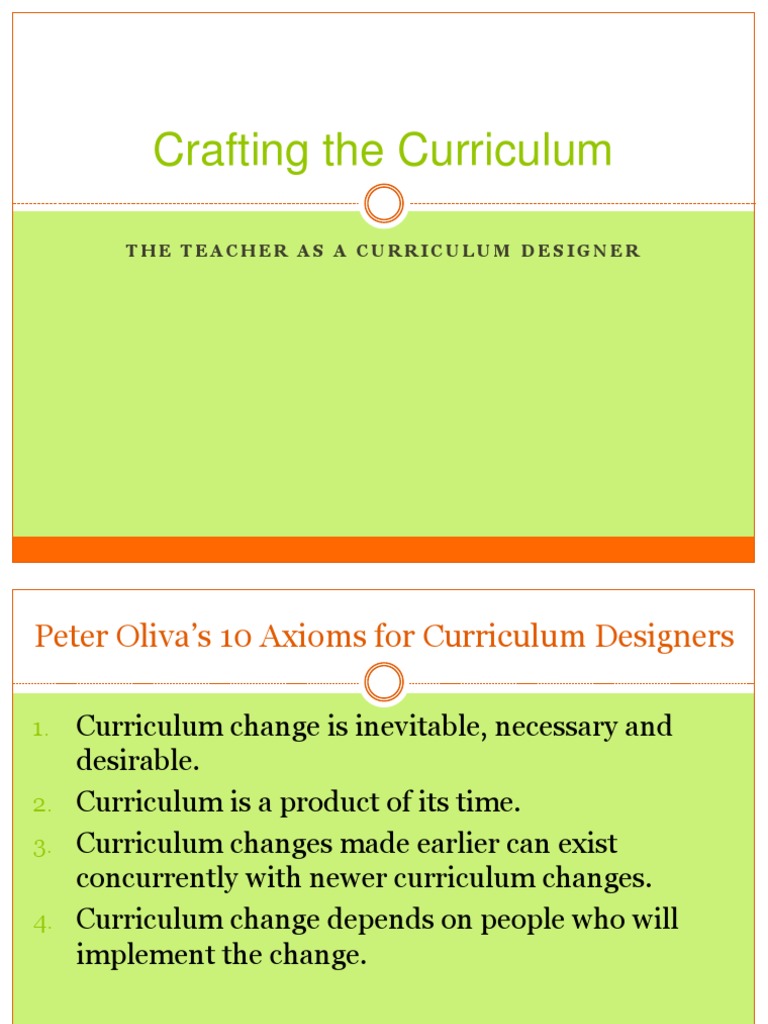 Crafting The Curriculum REVIEW | PDF | Curriculum | Educational Assessment