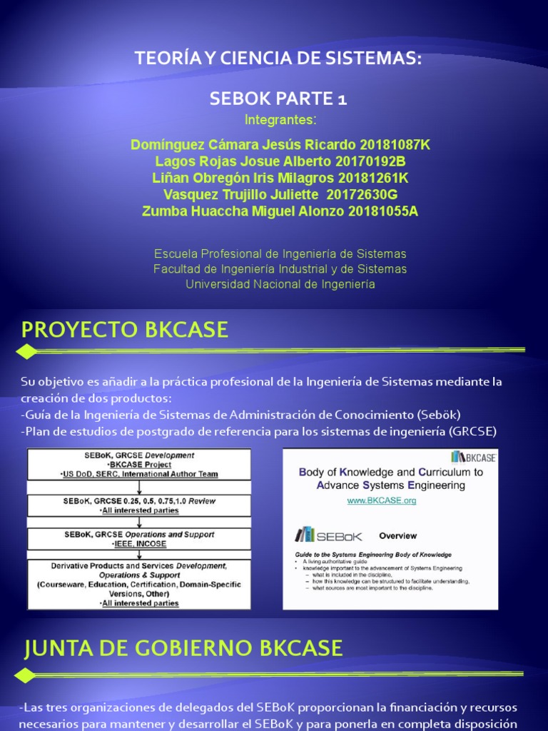 Introducción al SEBoK en Ingeniería de Sistemas | PDF | Ingeniería de ...
