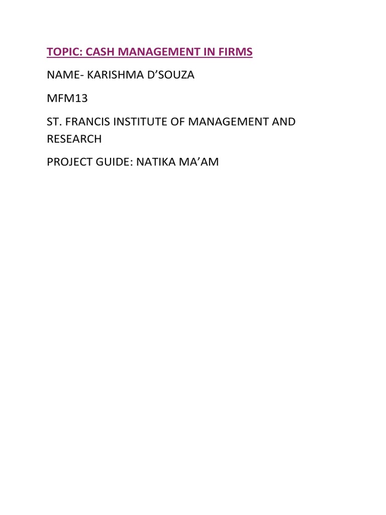 Karishma Black Book Project | PDF
