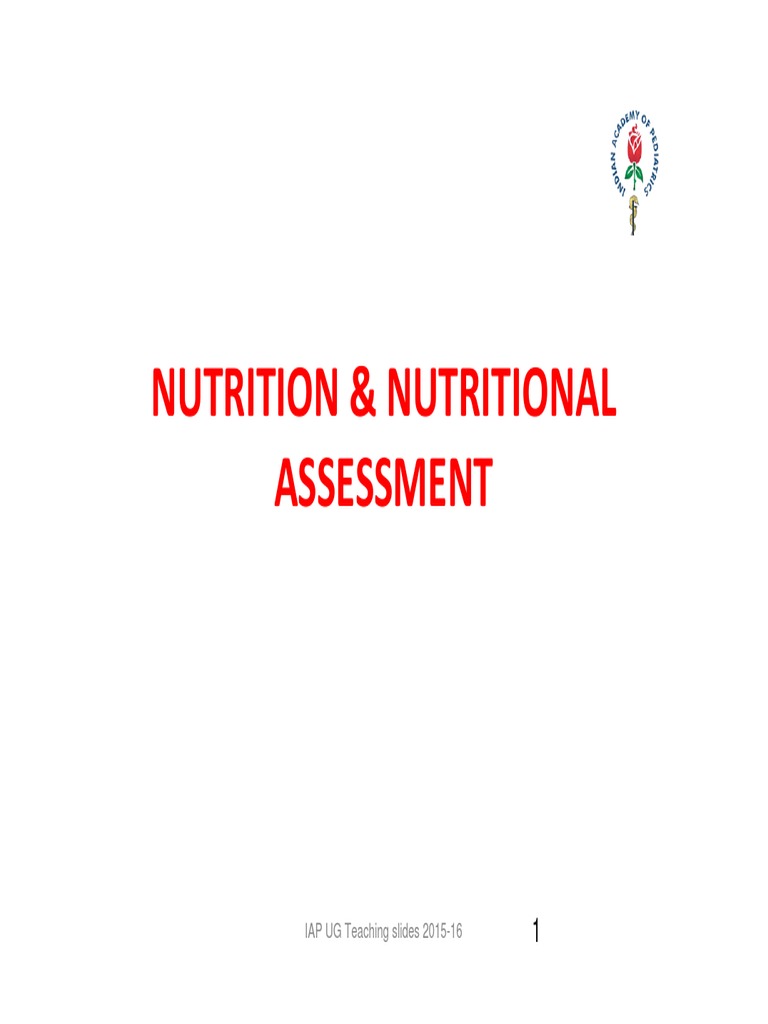 Nutrition & Nutritional Assessment | PDF | Nutrition | Diet & Nutrition