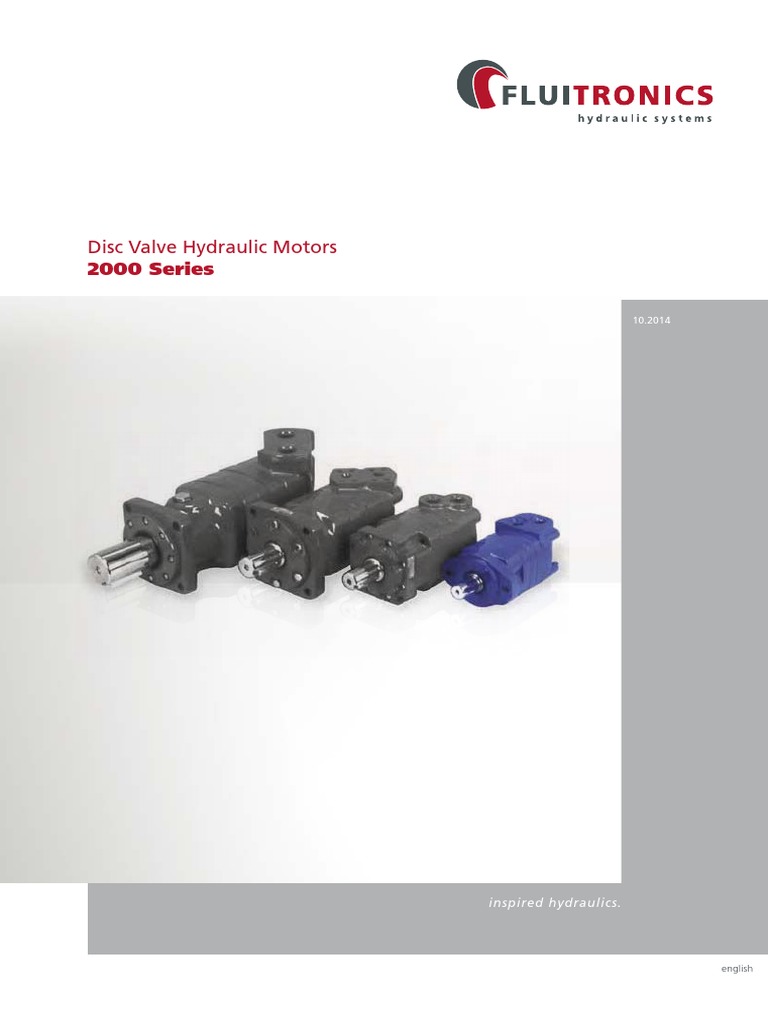 Disc Valve Hydraulic Motors: 2000 Series | PDF | Valve | Chemical ...