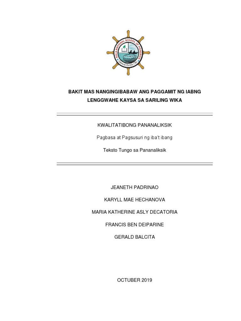 Jeaneth Filipino1 2edit | PDF