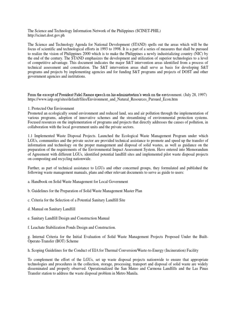 STS-STAND | PDF | Waste Management | Municipal Solid Waste