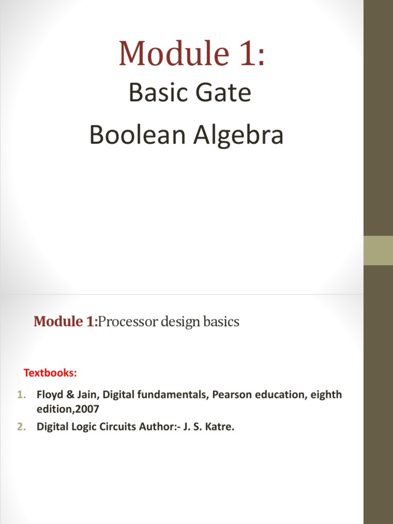 Basic Gate Boolean Algebra | PDF | Logic Gate | Digital Electronics